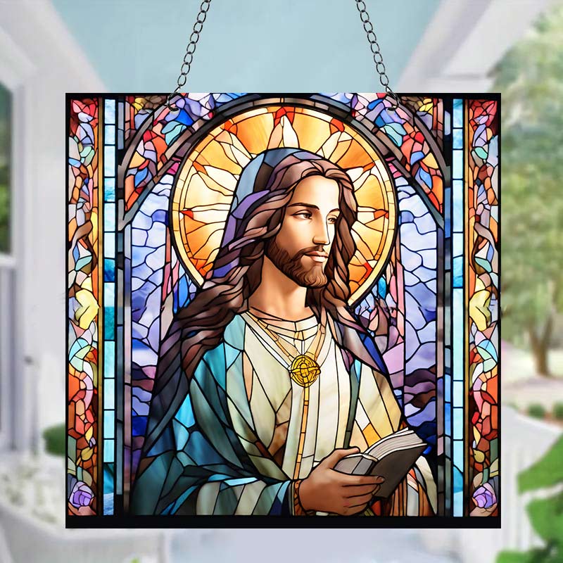Patrist Stained Acrylic Window Hangings Suncatcher For Wall Decor ...