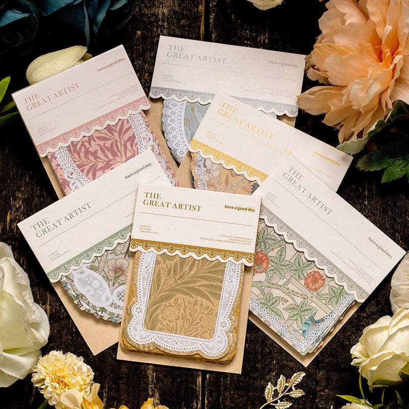Morris Lace Series Paper Set Decorative Journaling Backing Paper ...