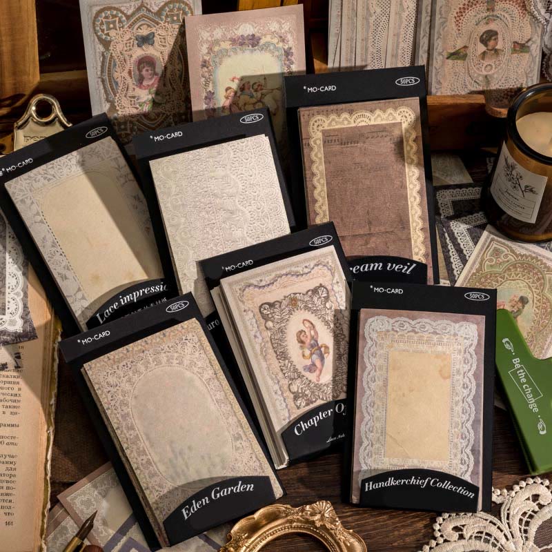 Lace Notes Series Paper Set Decorative Journaling Paper – Evoosense